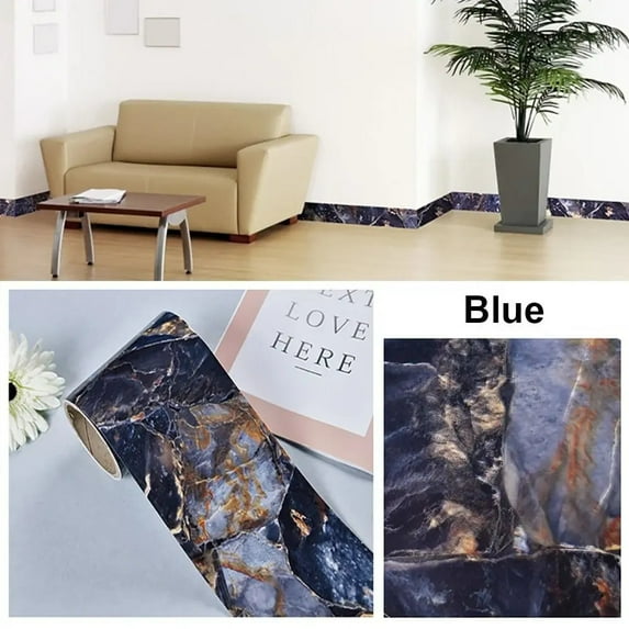 10M/Roll Door Frame Waist Line Wallpaper Windowsill Marble Grain ...