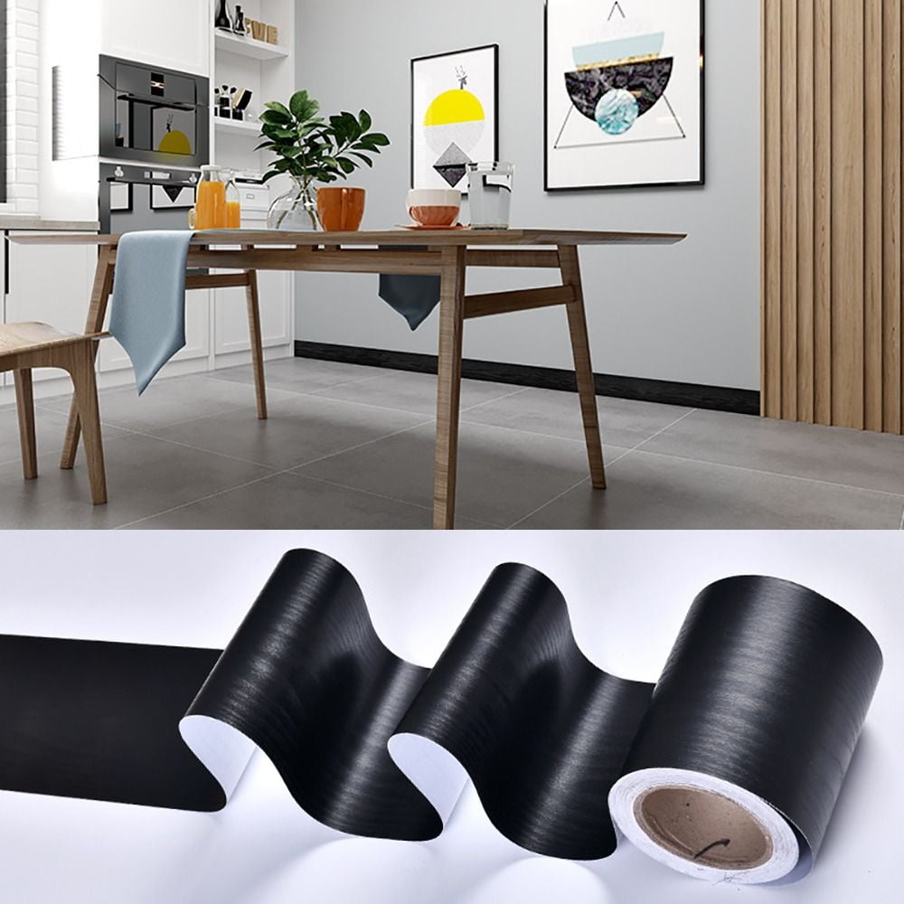 10M/Roll Home Decor Self-adhesive Door Frame Waterproof Wood Grain ...
