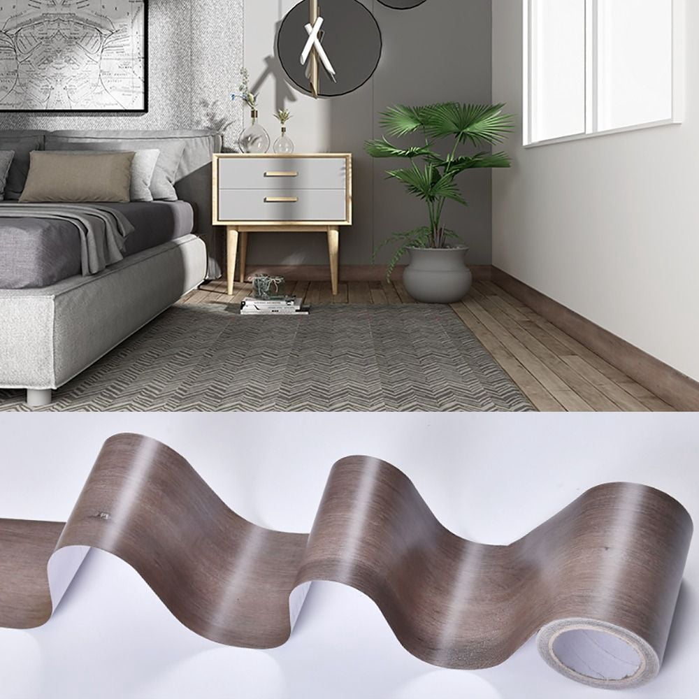 10M/Roll Self-adhesive Home Decor Wood Grain Windowsill Waterproof Wall ...
