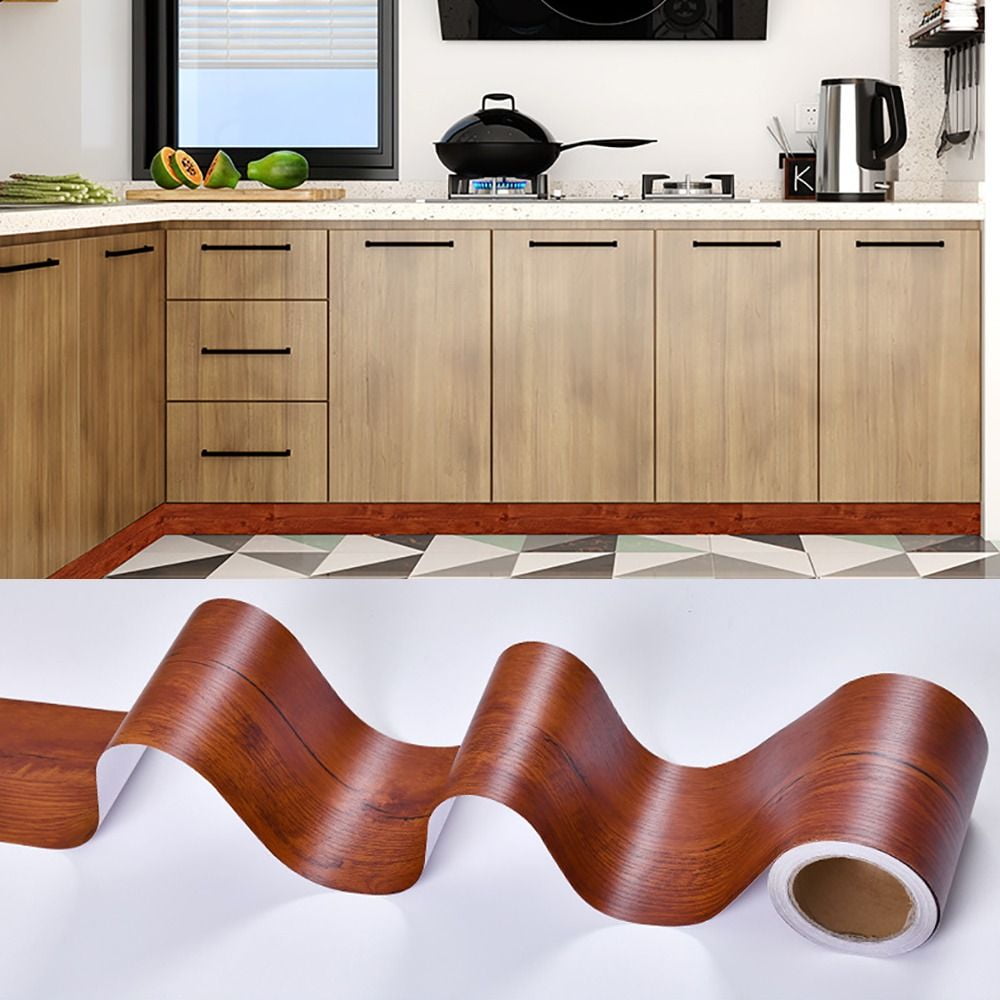 10M/Roll Self-adhesive Home Decor Wood Grain Windowsill Waterproof Wall ...