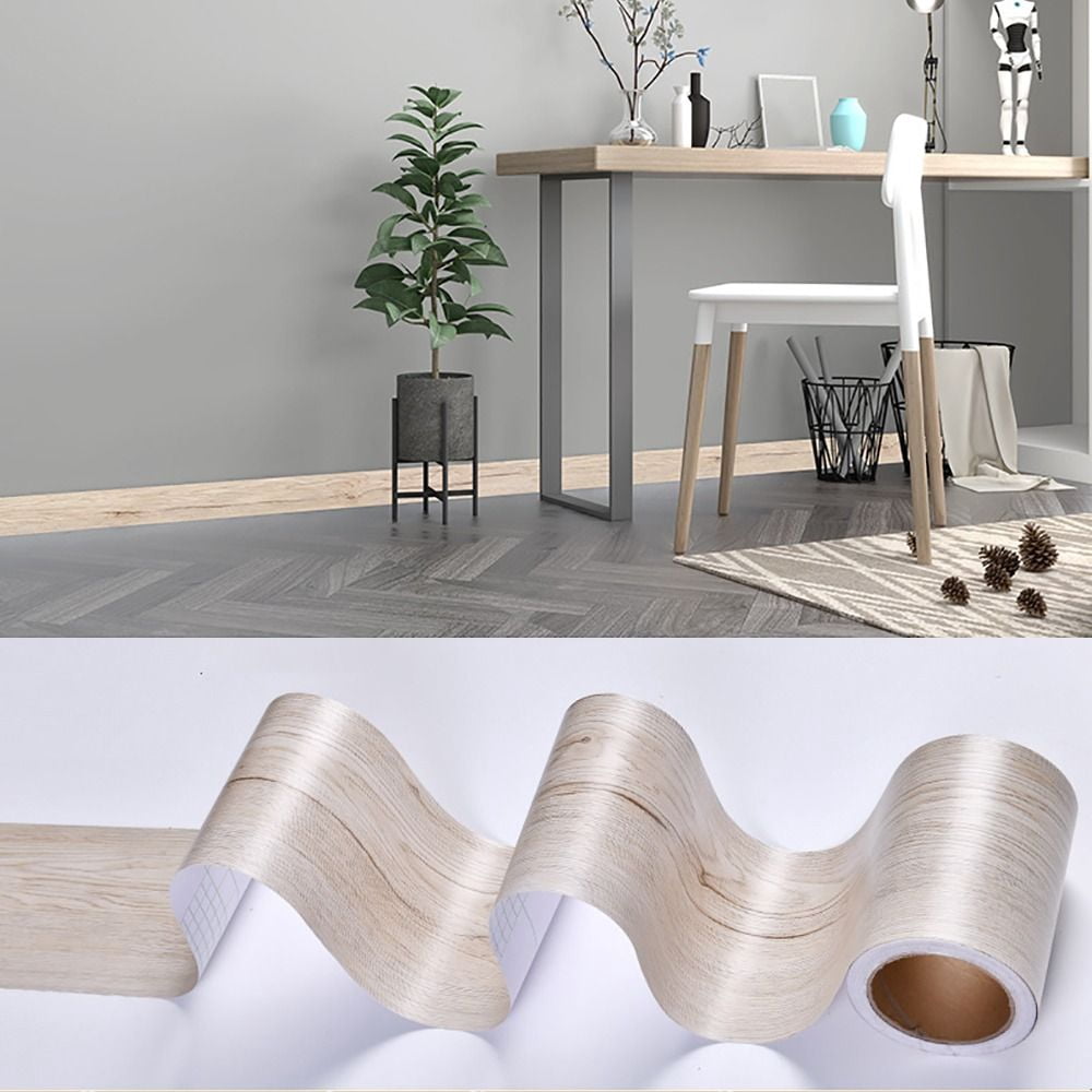 10M/Roll Self-adhesive Home Decor Wood Grain Windowsill Waterproof Wall ...