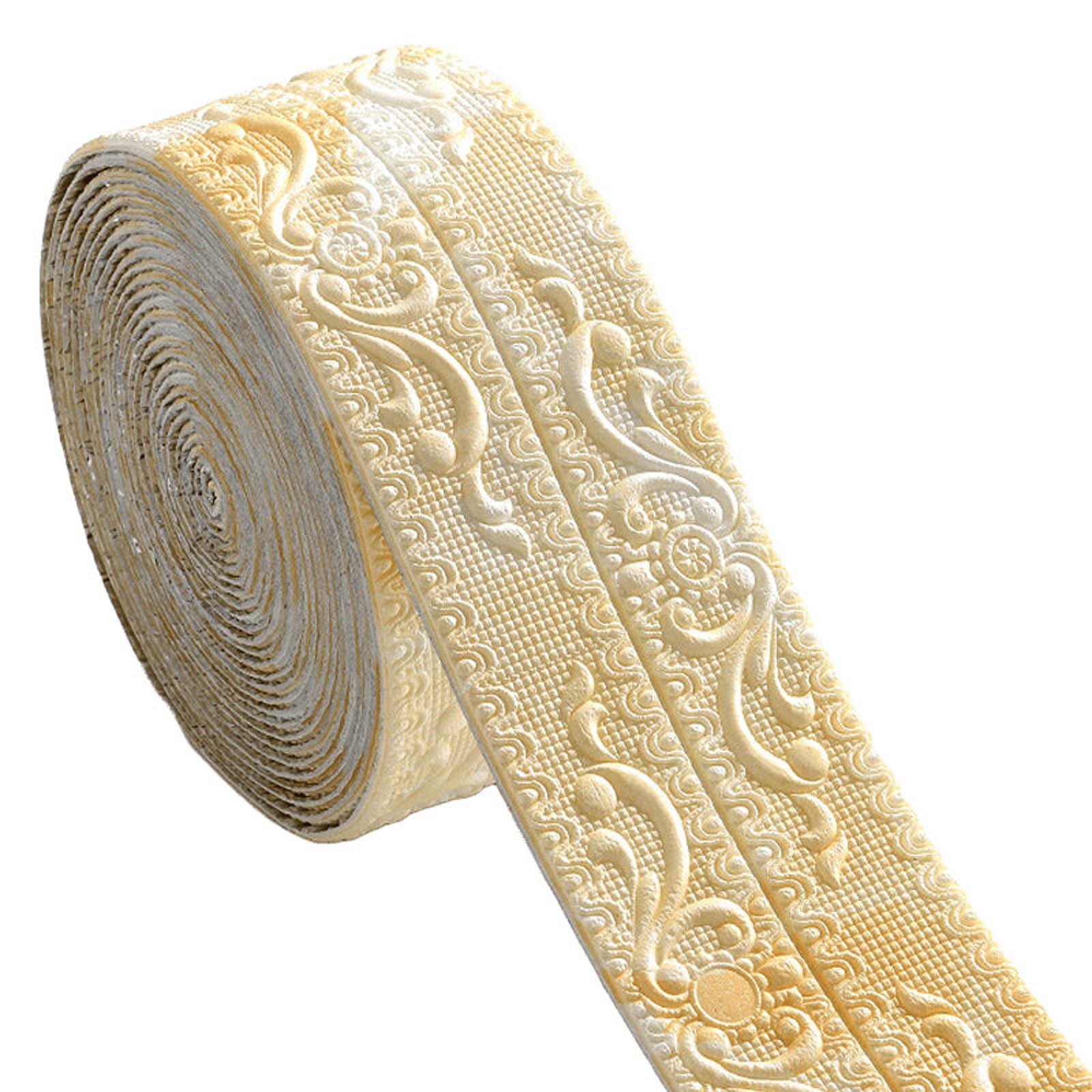 10M Wall Border Molding, Embossed Decorative Trim, Self Adhesive ...