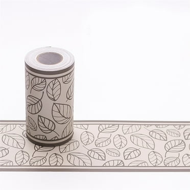 5m Self-adhesive Baseboard Wall Sticker Waist Line Corner PVC Kitchen ...