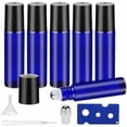 10ML Essential Oil Roller Bottles, 6 Blue Oil Roller Bottles for ...