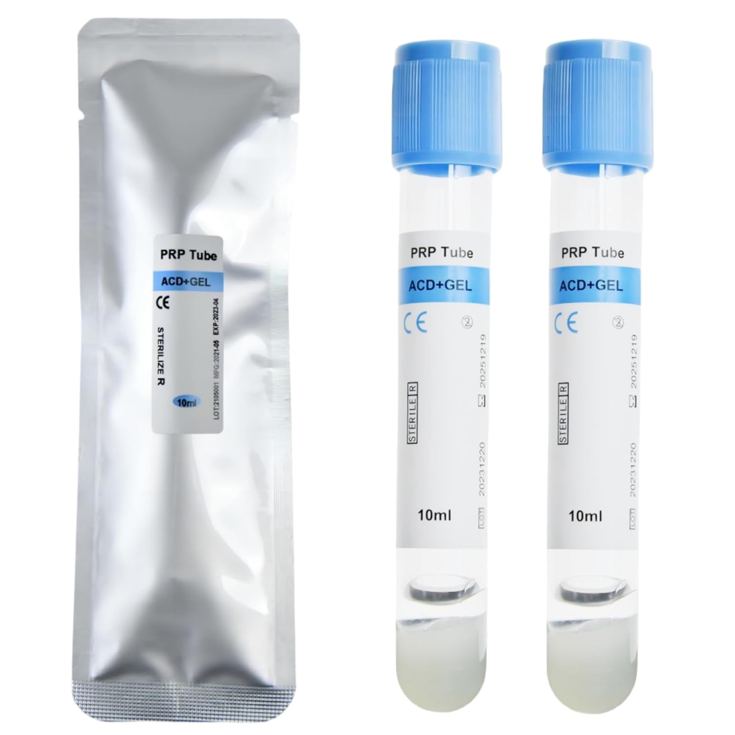 10ML PRP TUBES Anticoagulant (ACD-A) and Separation Gel PRF TUBES ...
