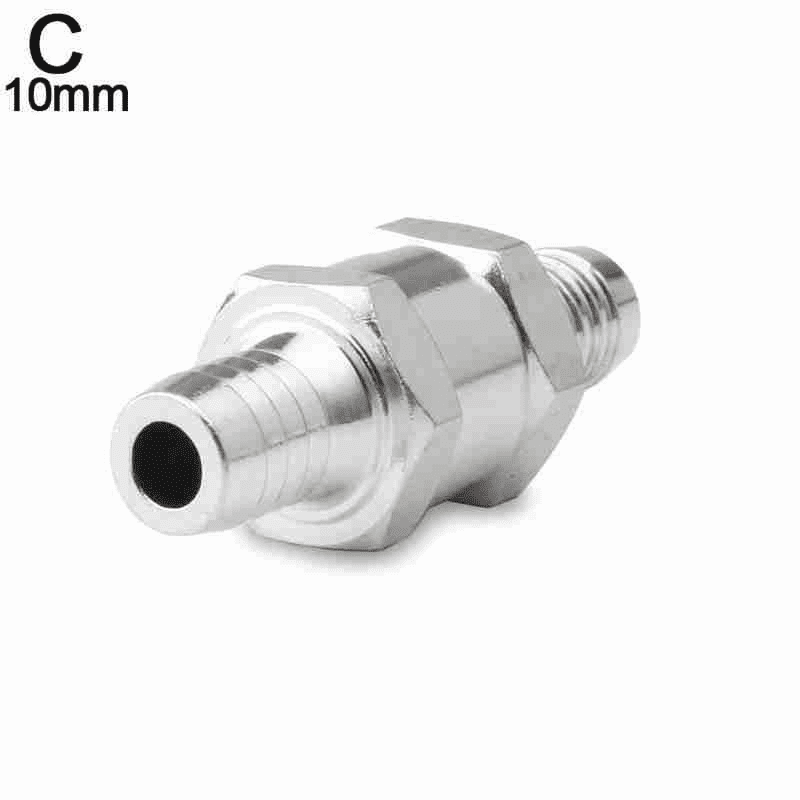 10MM-One Way Fuel Non-Return Check Valve, Aluminum Alloy, For Car ...