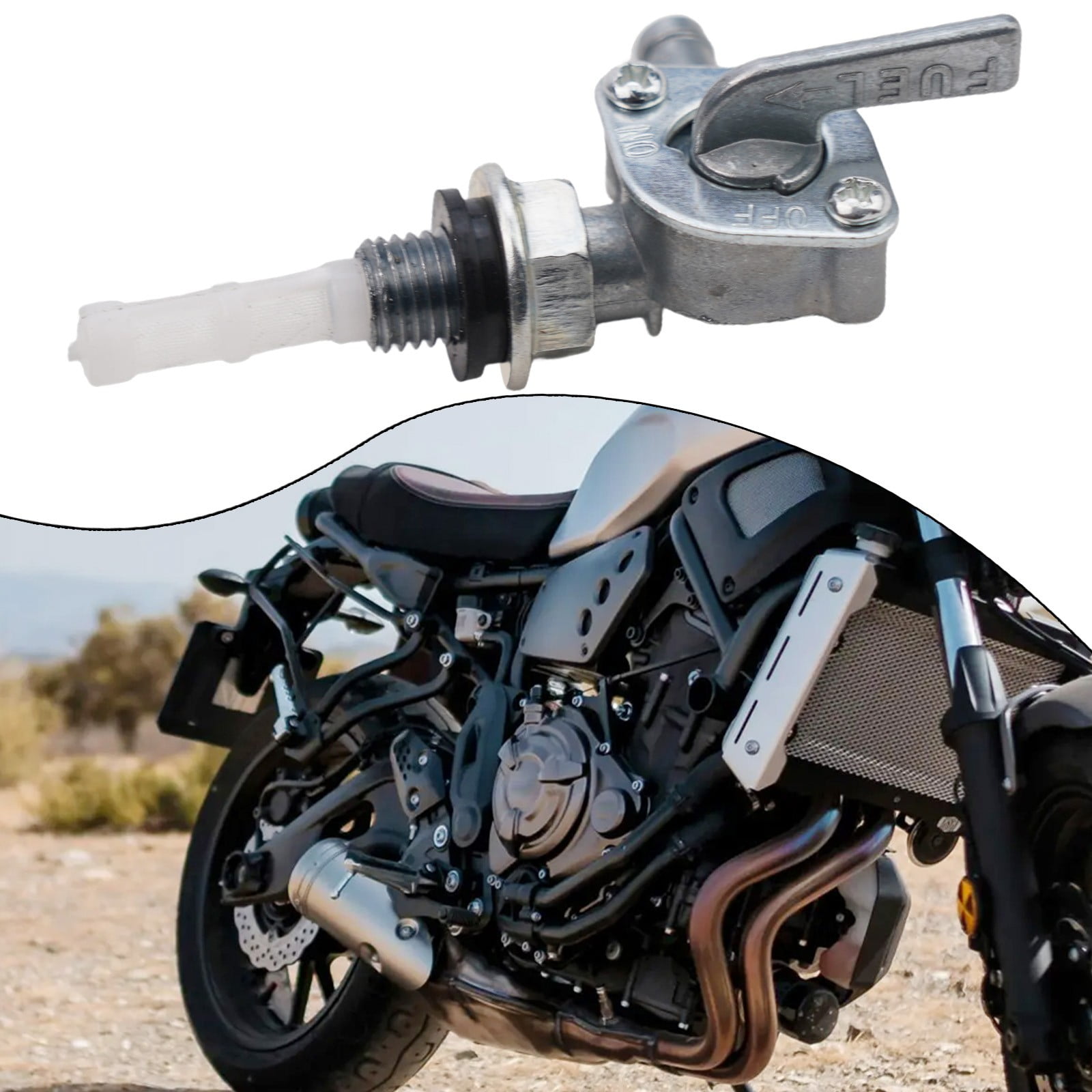 10MM Petrol Fuel Tank Tap Filter On Off Switch Generator Dirt Bike for ...