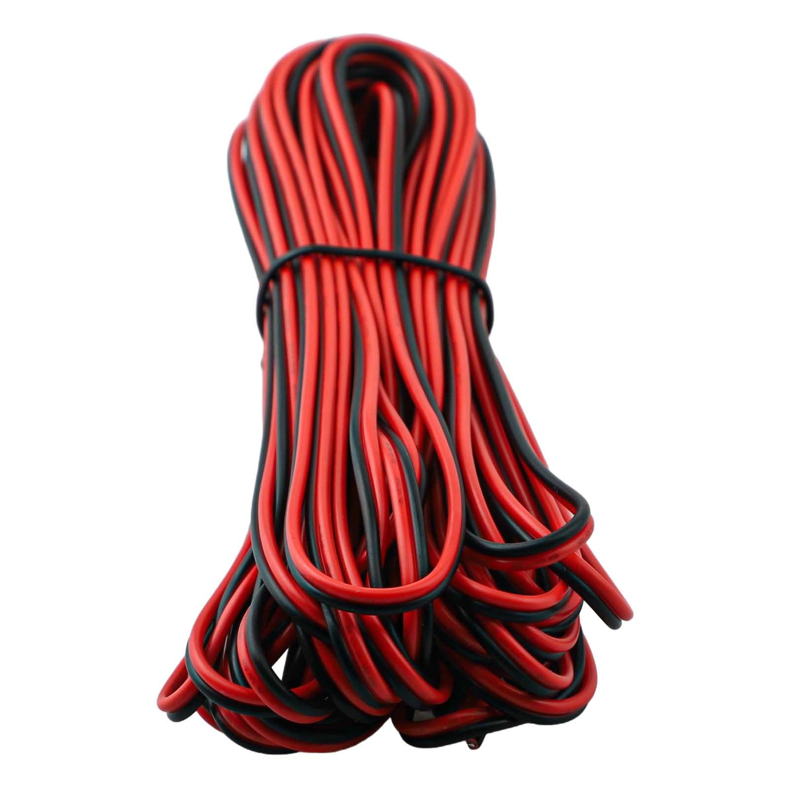 10Meter Extension Cable 2 Pin Wire Cord, Hookup Electrical 2 Color Wire ...
