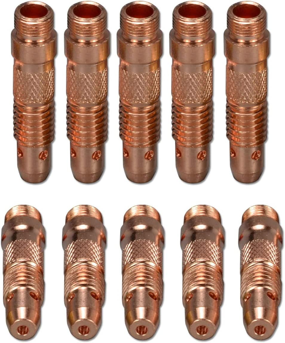 10N32 TIG Collet Bodies 3/32" & 2.4mm Fit TIG Torch SR DB PTA WP 17 18 ...