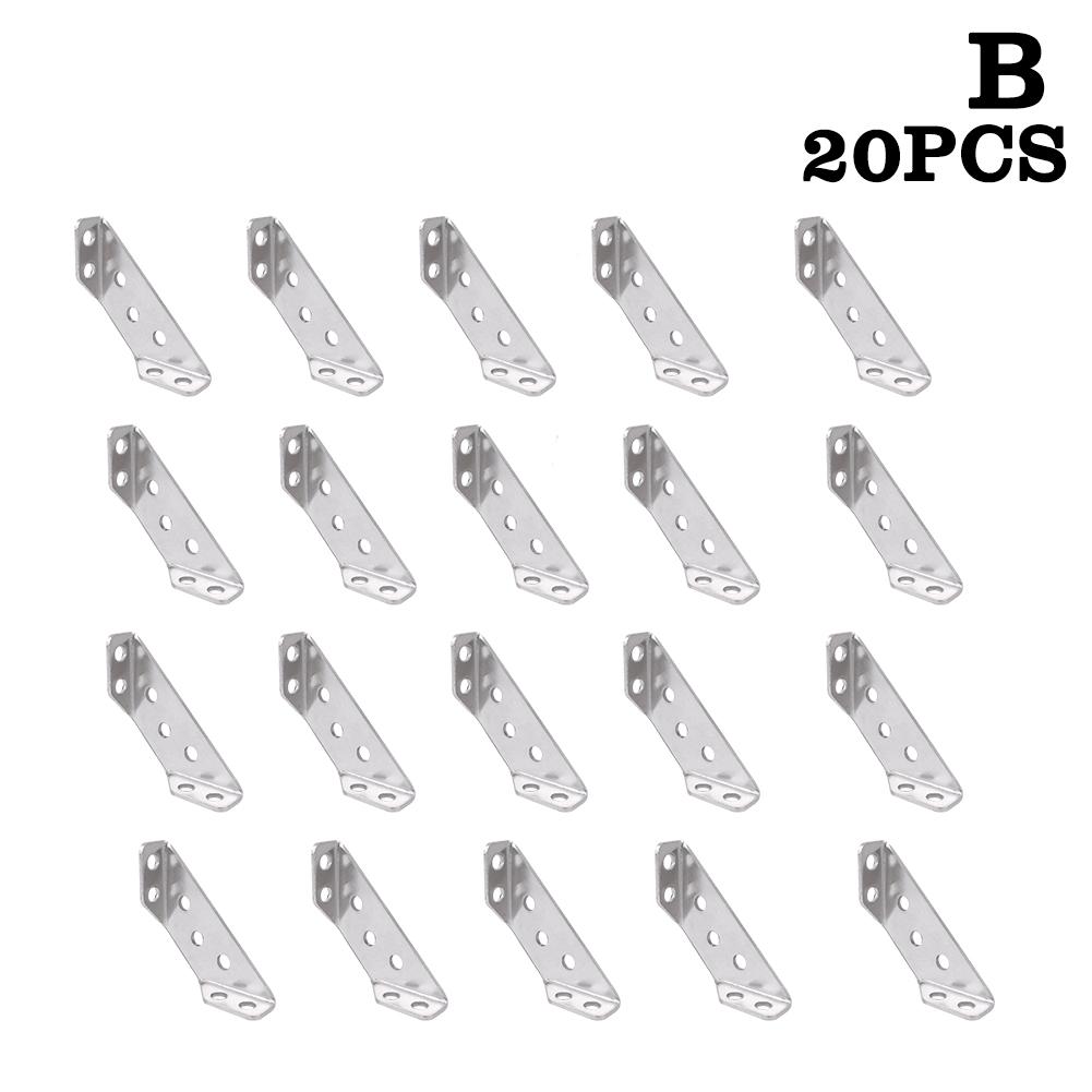 10PACK Universal Furniture Corner Connector,Stainless Steel Angle ...