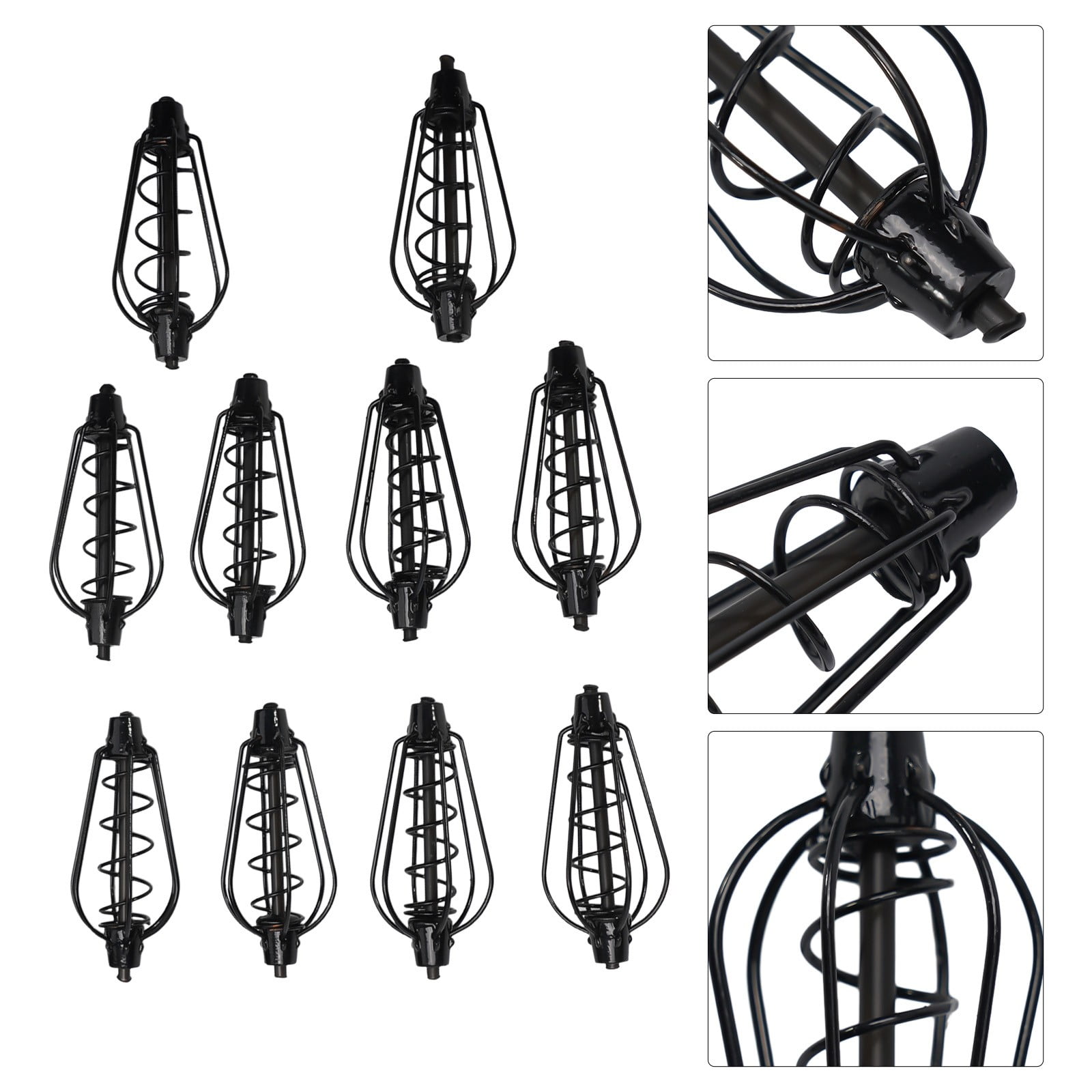 10PC 6 Wire Method Carp Fishing Feeder Swim Feeders Spring Sinker 15 ...
