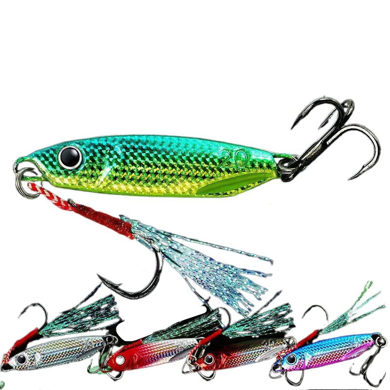 10PC BIQIANWO Fishing Lures high-quality Iron Plate Long Casting Bass ...