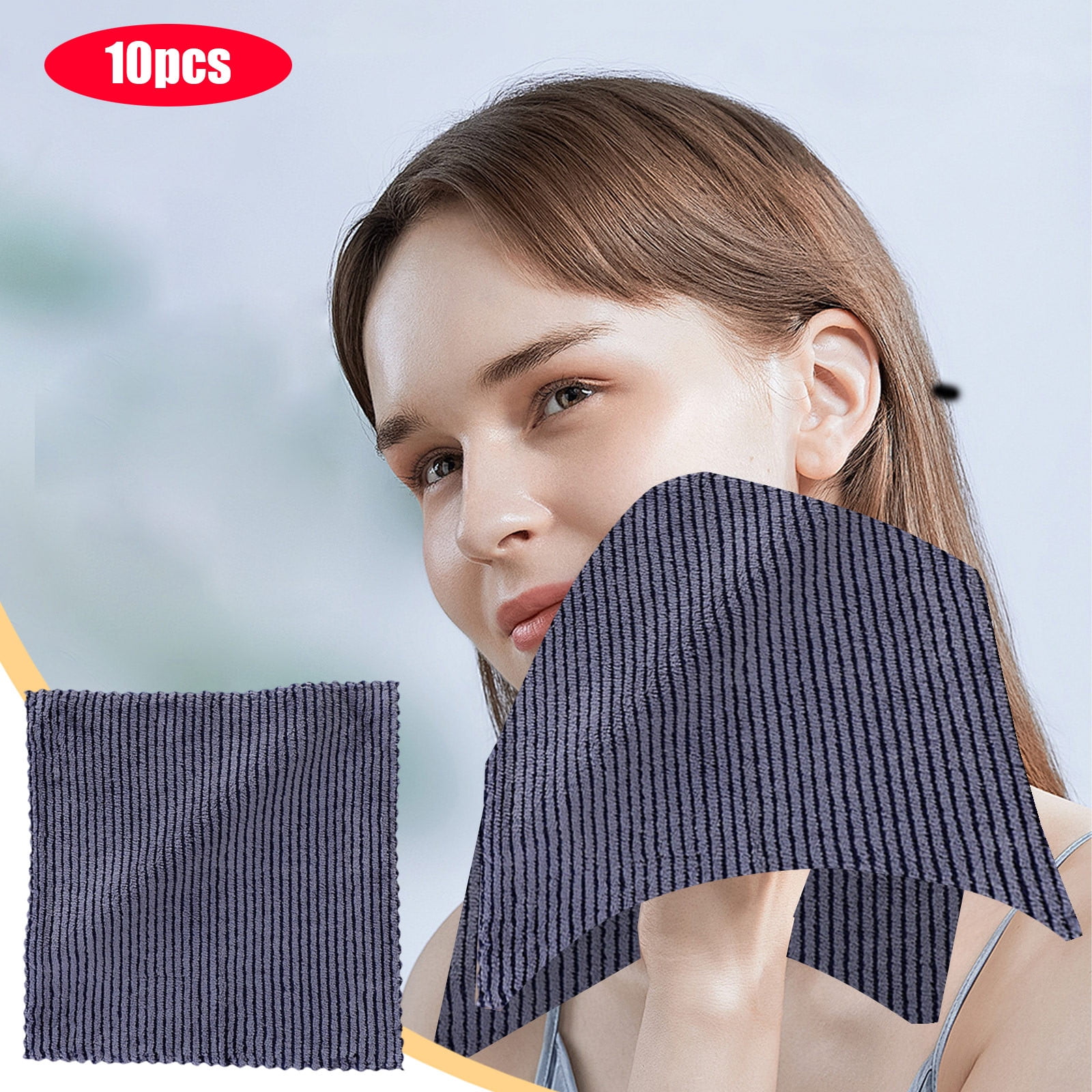 10PC Cotton Kitchen Towels Set Cotton Hand Towels Kitchen Rags For ...