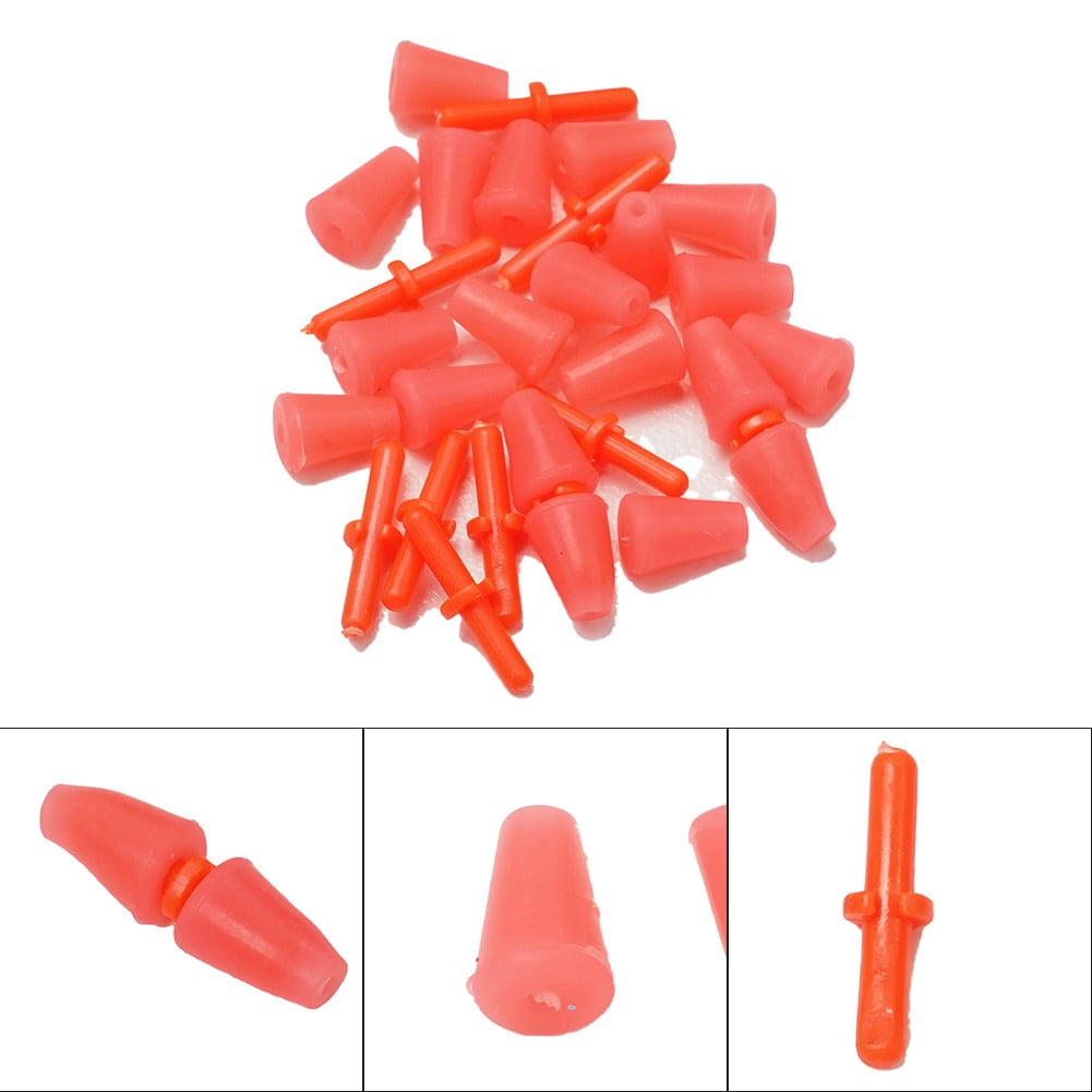 10PC Fishing Floating Stopper Bobber Anti Slip Stick Line Stopper ...