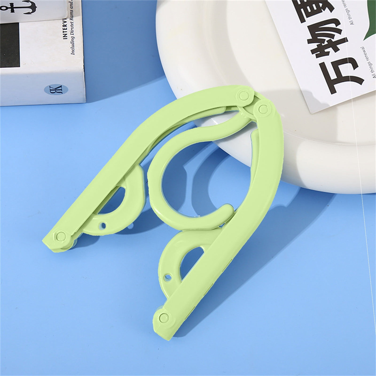 10PC Foldable Clothes Hangers - Space Saving Travel Hangers for Dorms ...