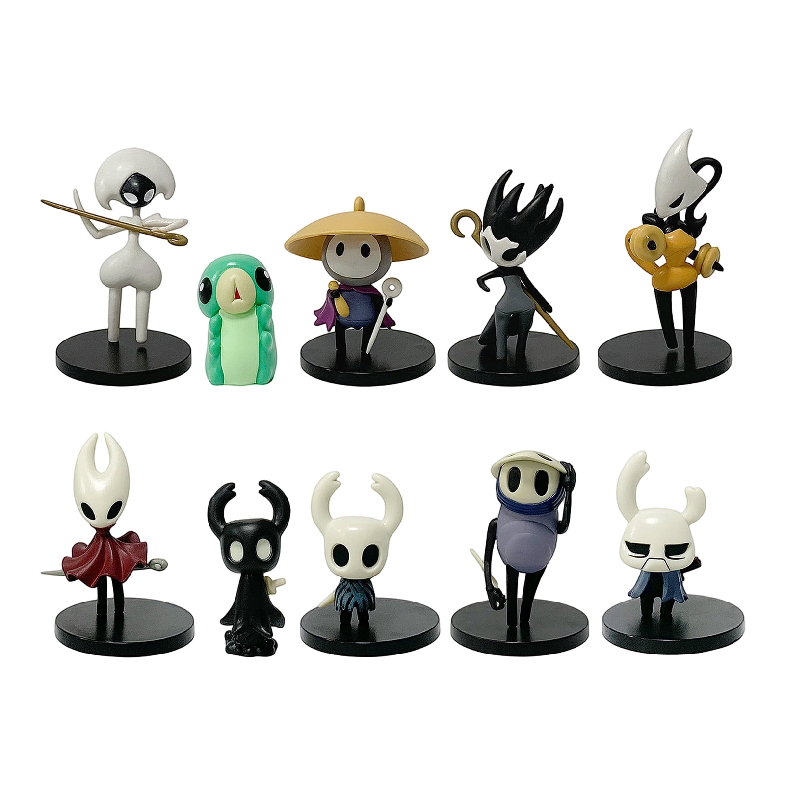 10PC Hollow-Knight Game Character Statue, Small Figures,2-4In Action ...