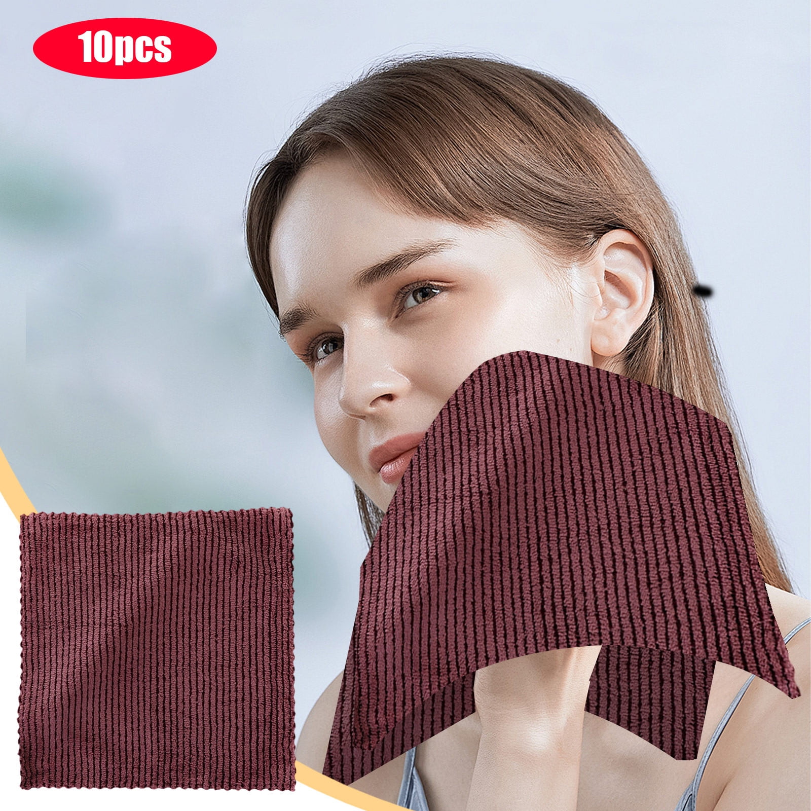 10PC Kitchen Dishcloths Sets Kitchen Towels Bulk Dish Washing Cloths ...