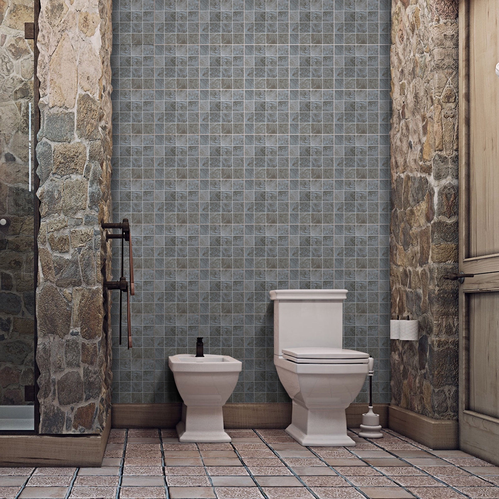 10PC Self-Adhesive Crystal Tile Stickers, Durable Mirror Tiles Sticker ...