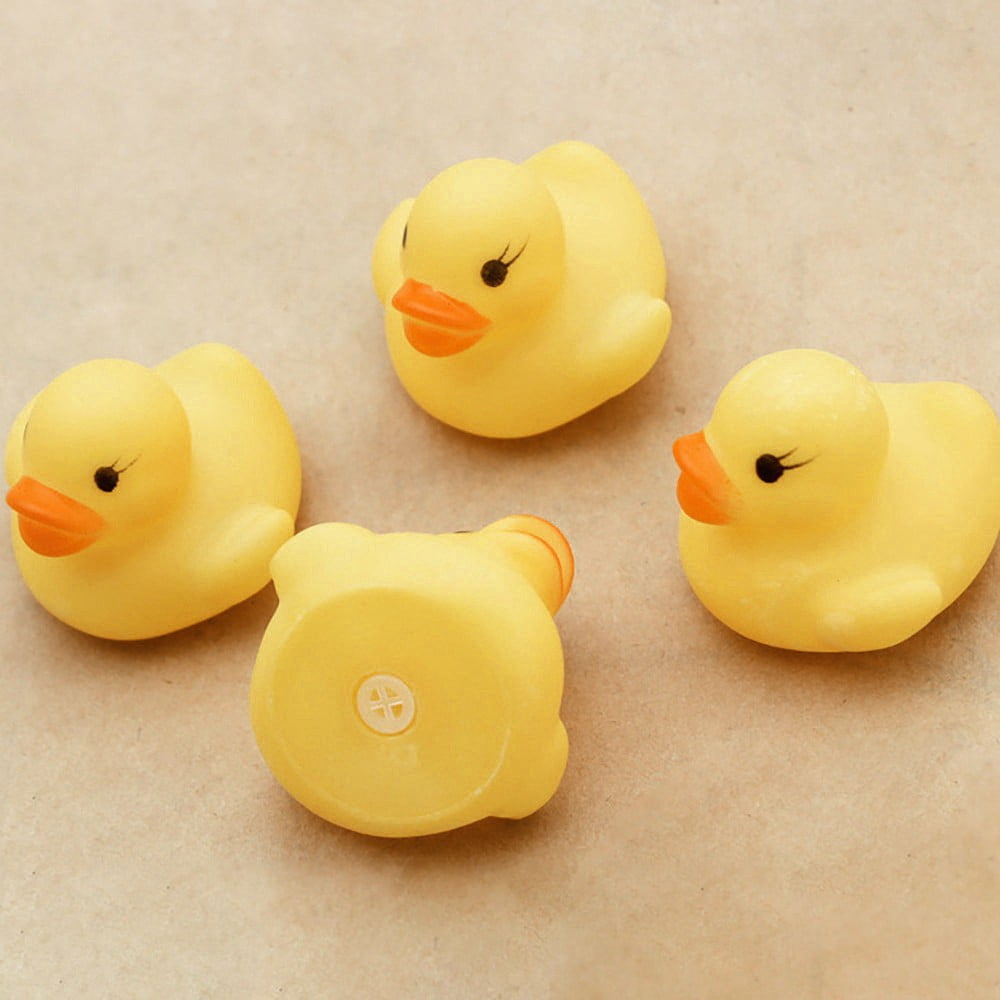 10PC Squeezing Call Rubber Ducky Duckie Baby Shower Birthday Favors ...