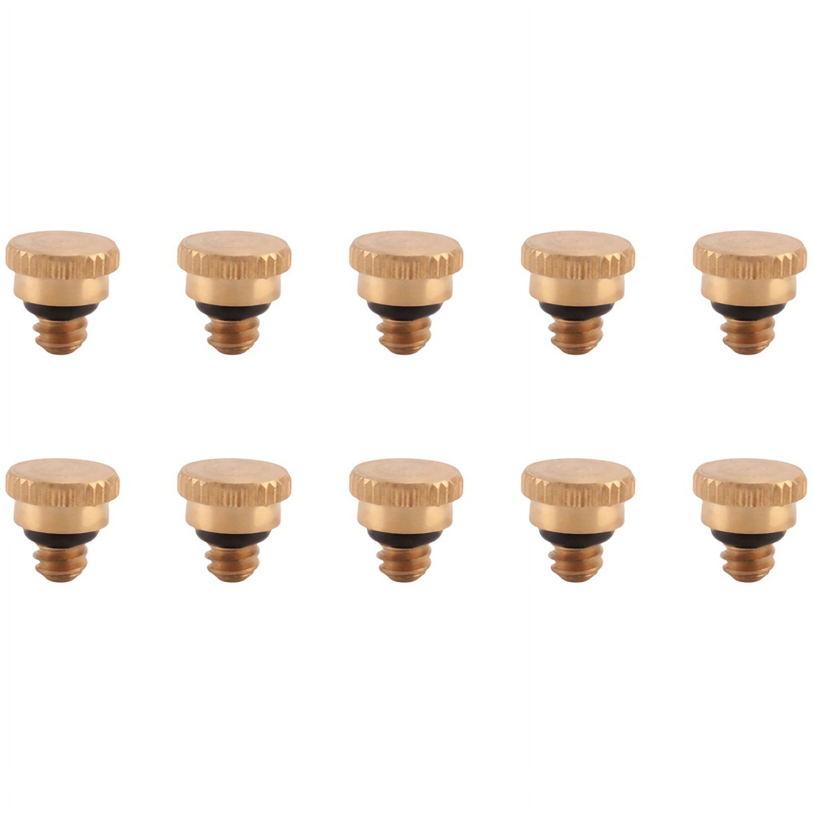 10PCS 10/24 Screw Thread Brass Misting Nozzle Plug Low Pressure Atomizing Mist Nozzle for ...
