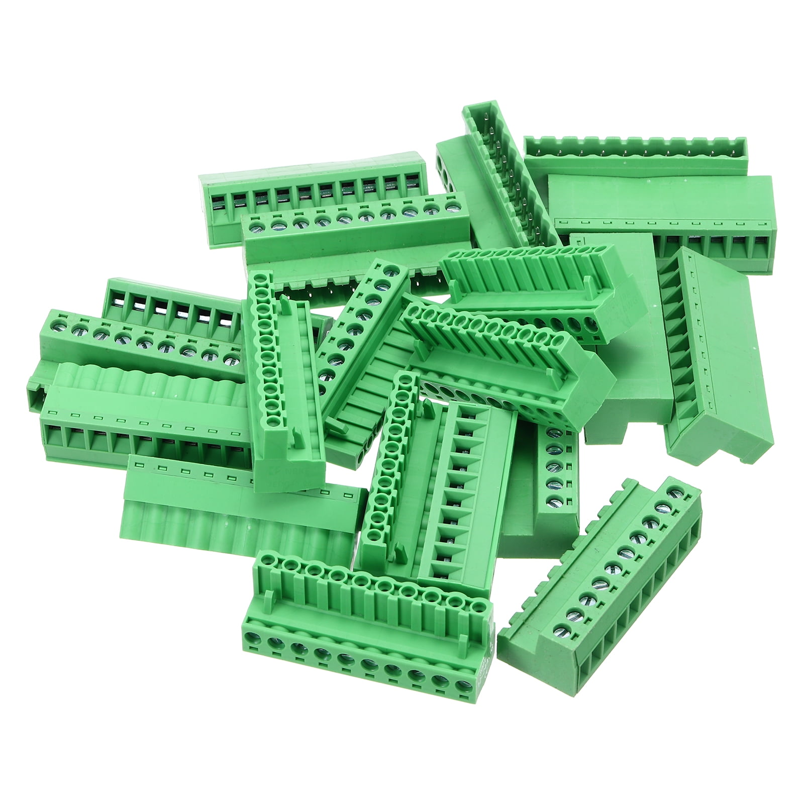 10PCS 10-Pin PCB Mount Screw Terminal Block Connector 5.08mm/0.2inch Pitch - Walmart.com