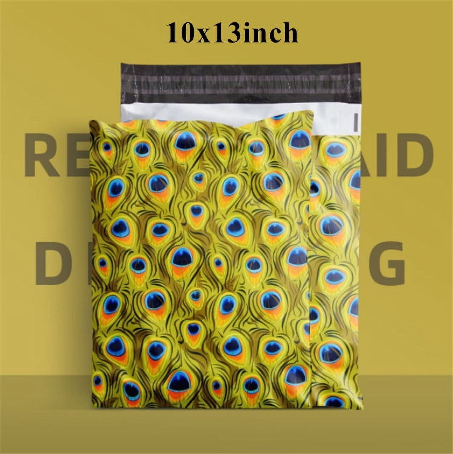 10PCS 10x13" Purple Poly Mailer Adhesive Envelope Bags Portable T-shirt ...