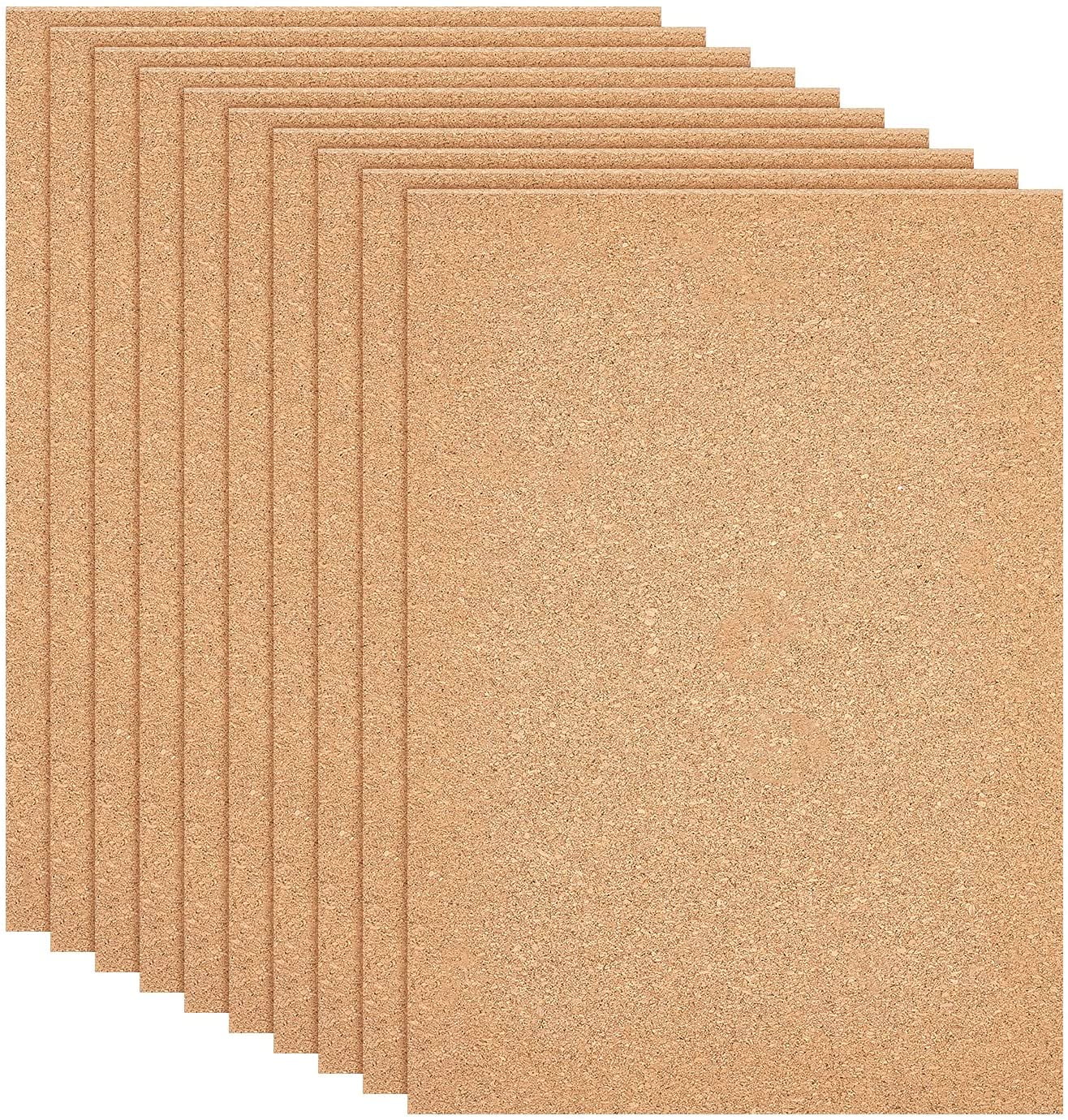 10PCS 11.5 x 8.2" A4 Cork Sheets Rectangle Coaster Cork Sheets ...
