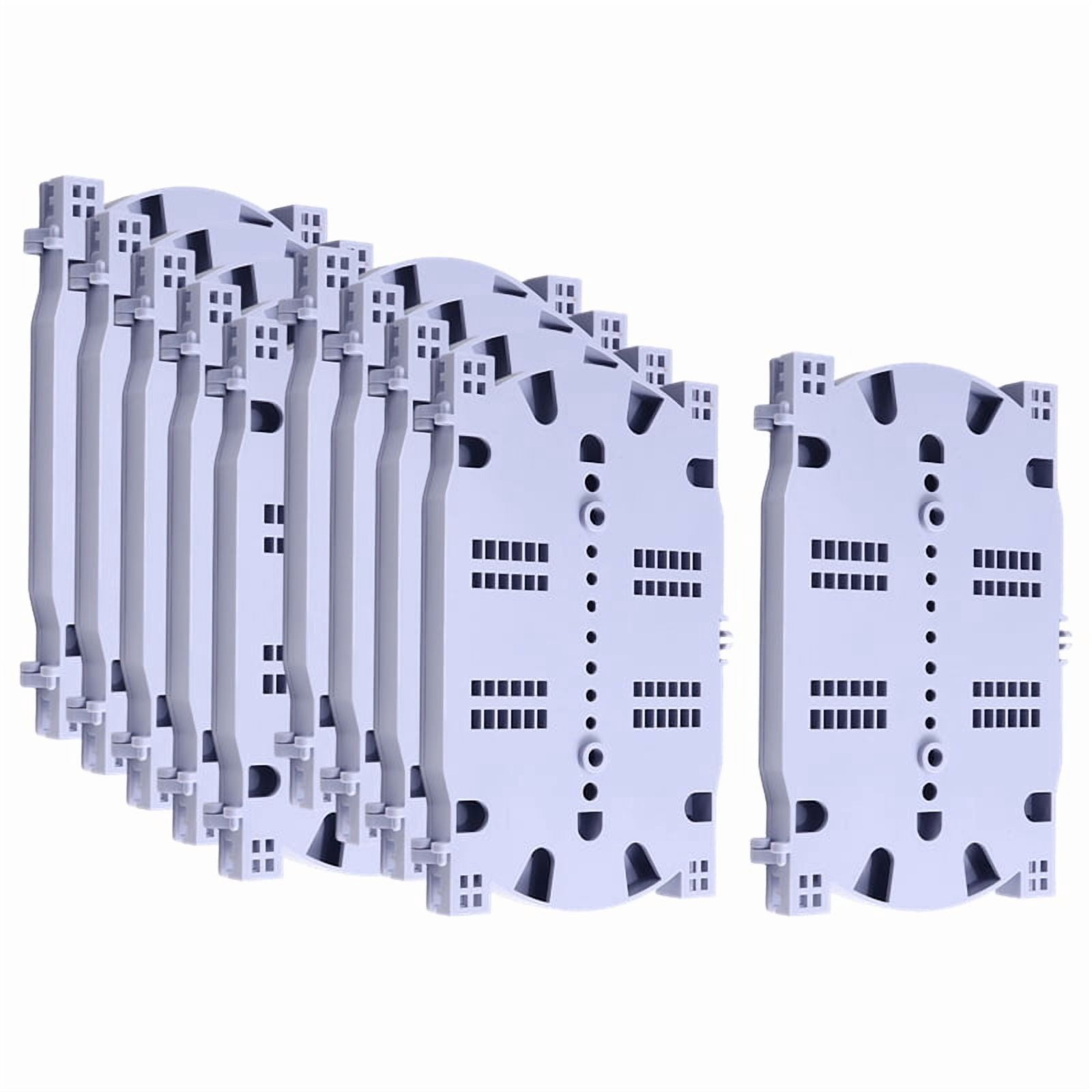 10PCS 12 Cores Optical Fiber Splice Tray FTTH Fusion Tray with Cover ...