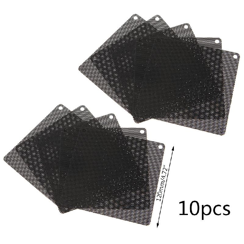 10PCS 120MM PVC Fan Dust Filter PC Dustproof for Case Cuttable Computer ...