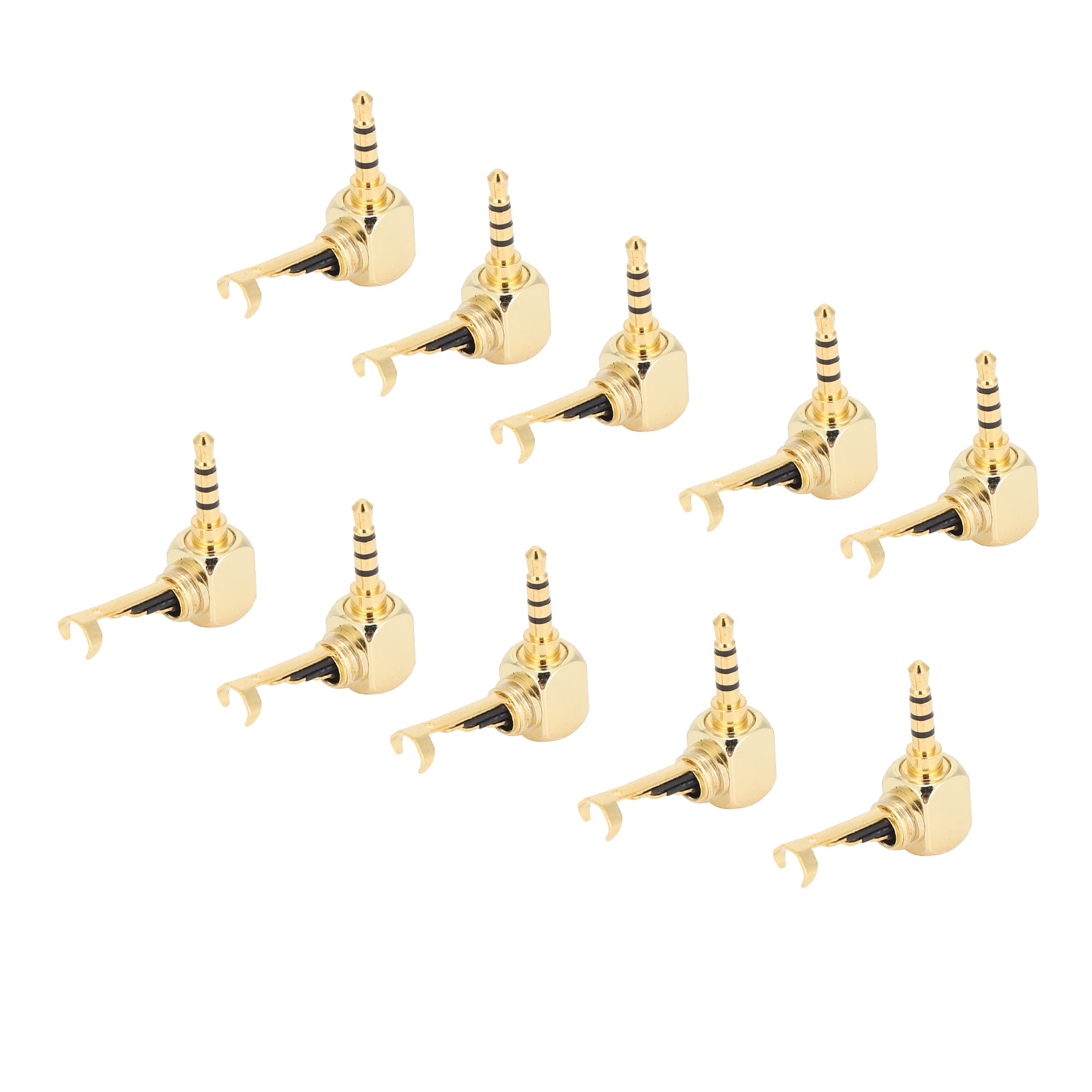 10PCS 2.5mm Balanced 4-Pole L-Shaped Angled Plug Replacement for Hi-Fi ...