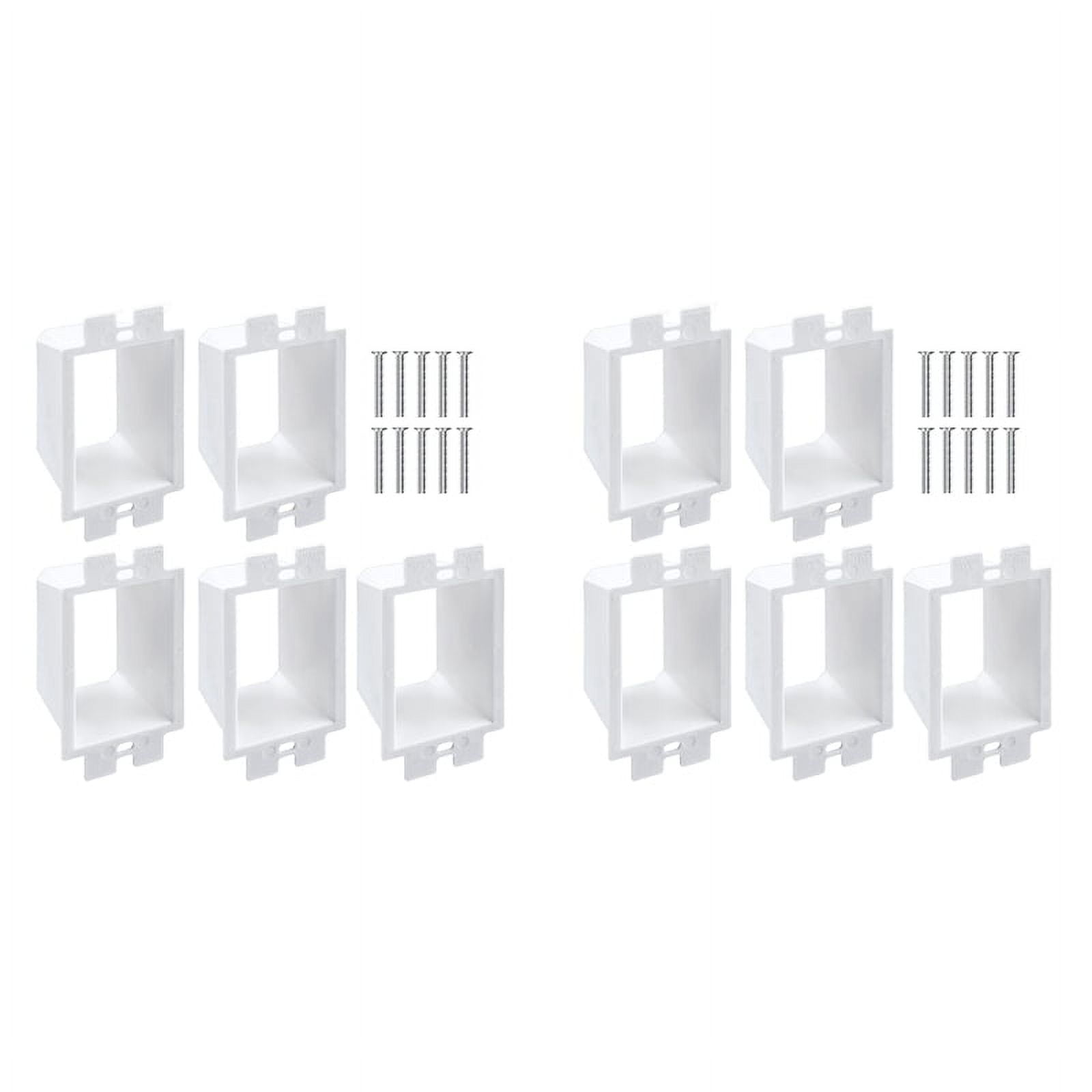 10PCS -2 Electrical Outlet Box Extenders with 20PCS Screws, 1-Gang Box ...
