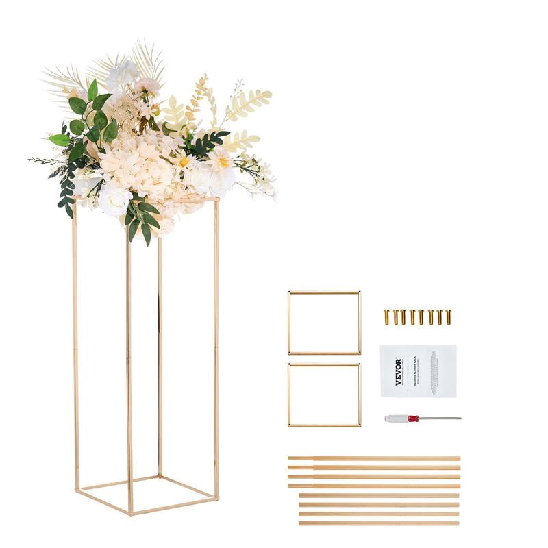 10PCS 23.6inch High Wedding Flower Stand, With Acrylic Laminate,Acrylic ...