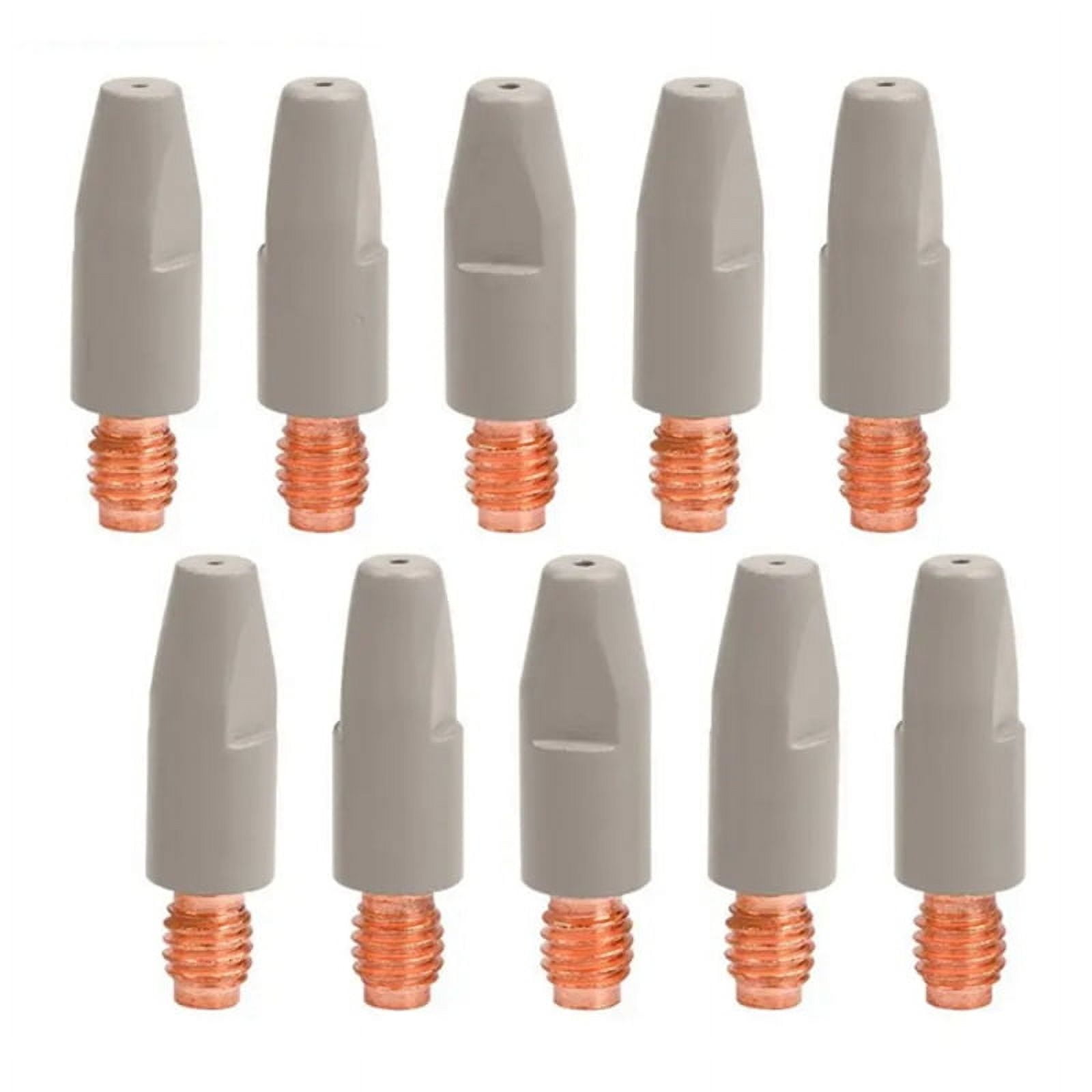 10PCS 24KD Welding Contact Tips Coating Protect M6 Gas Nozzle Tip 0.8mm ...