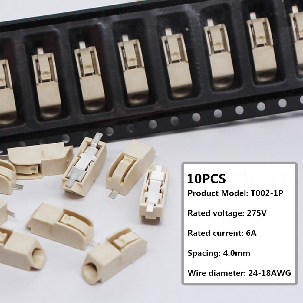 10PCS 275V 6A 2060 SMT 4.0mm Pitch Reflow 270 Degree LED Lighting SMD ...