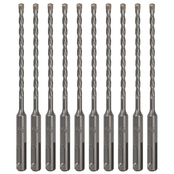 SATC, Drill Bit Set, 3/16"x6" SDS Plus Rotary Hammer, Concrete Masonry ...