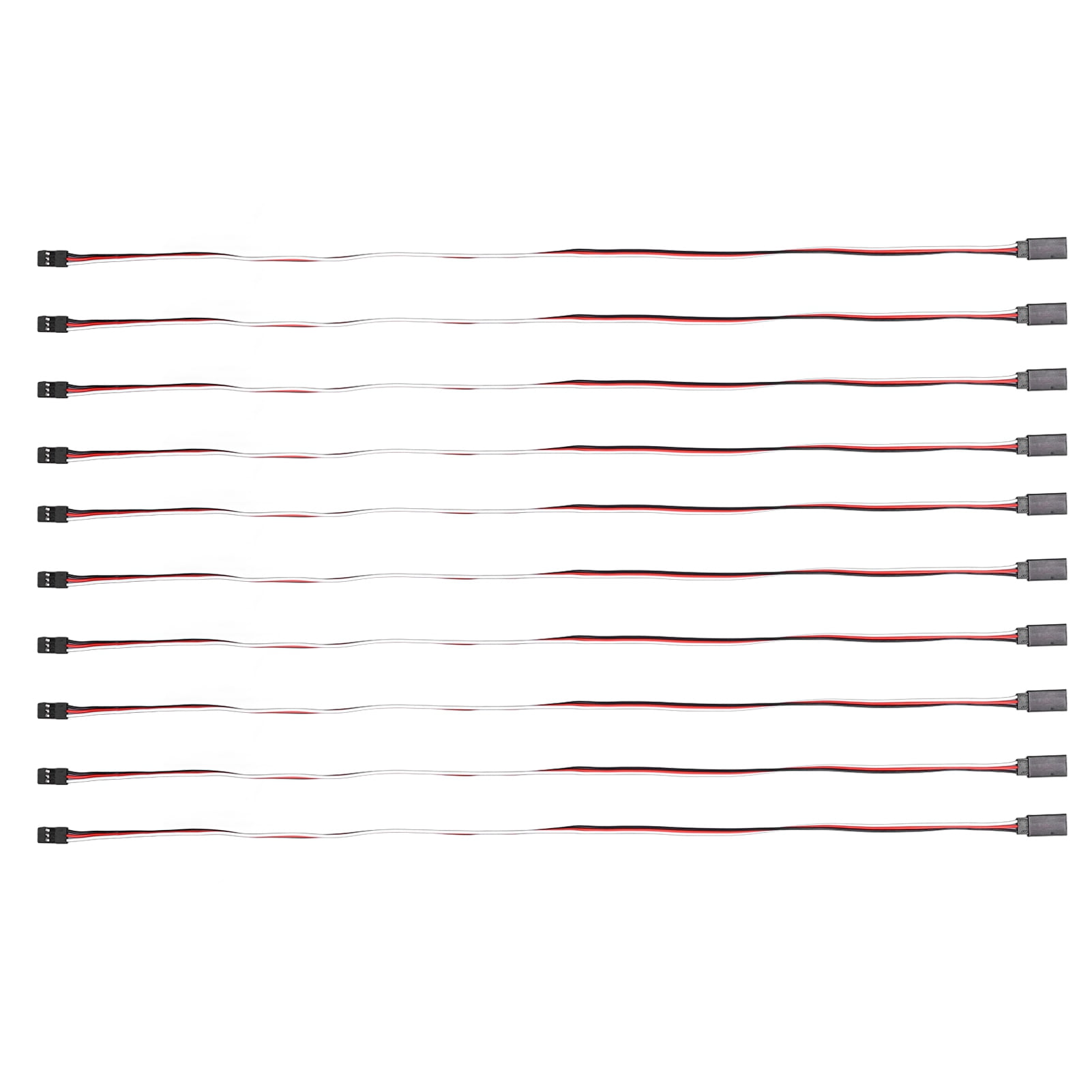10PCS 3 Pin Servo Extension Cable Model Car Servo Driver Connection ...