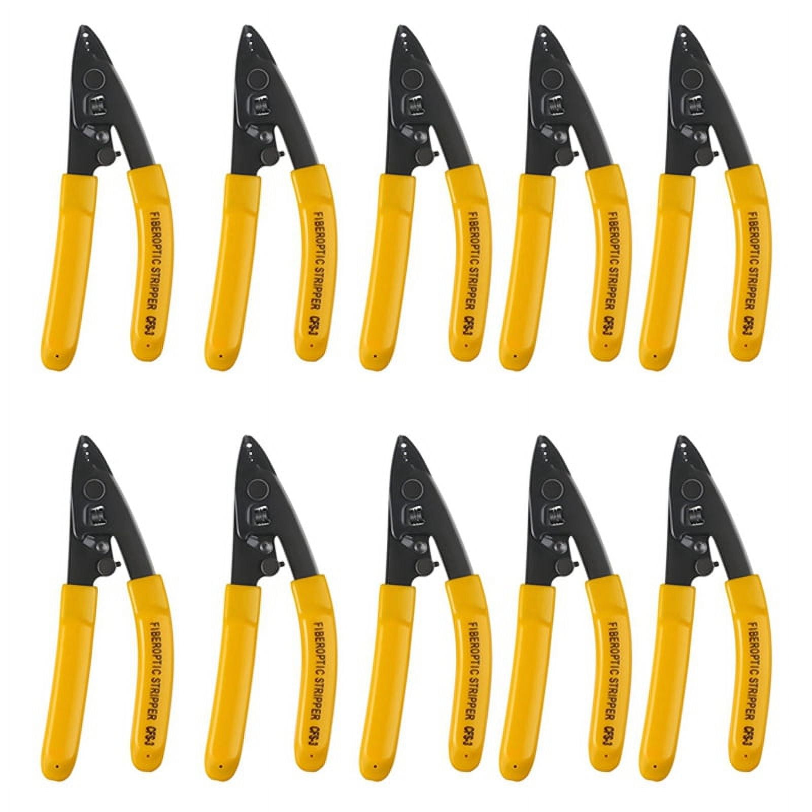 10PCS -3 Three-Port Fiber Optical Stripper/ Pliers/ Wire Strippers FTTH ...