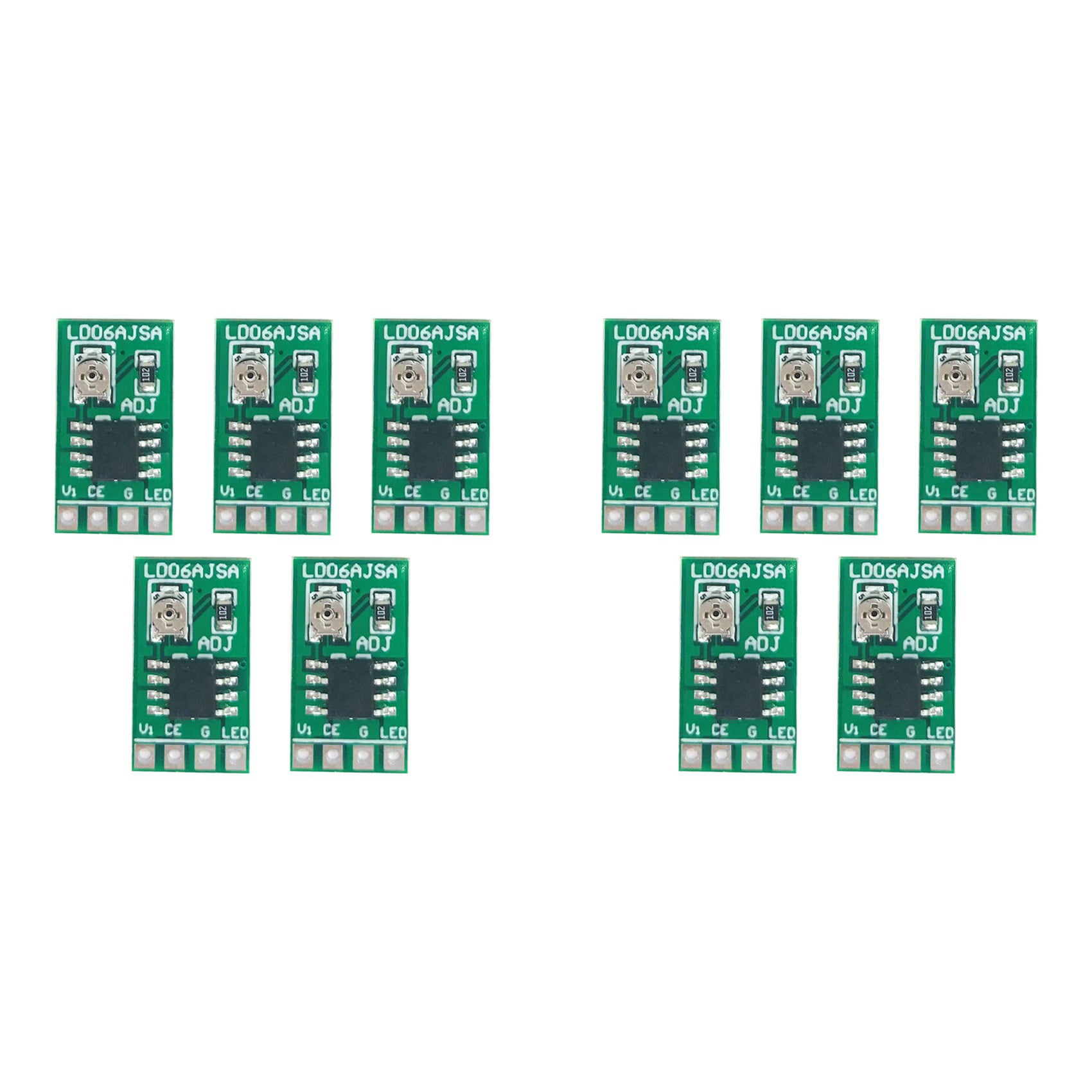 10PCS 30-1500MA Adjustable Constant Current LED Driver DC 3.3V 3.7V 4 ...