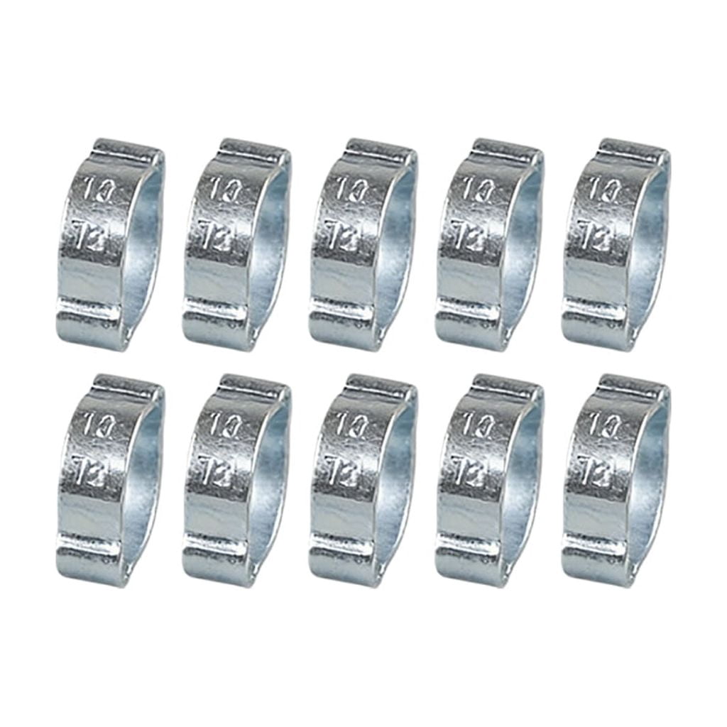 10PCS 304 Steel Double Ear Clamps Pipe Clip Ideal for Plumbing ...