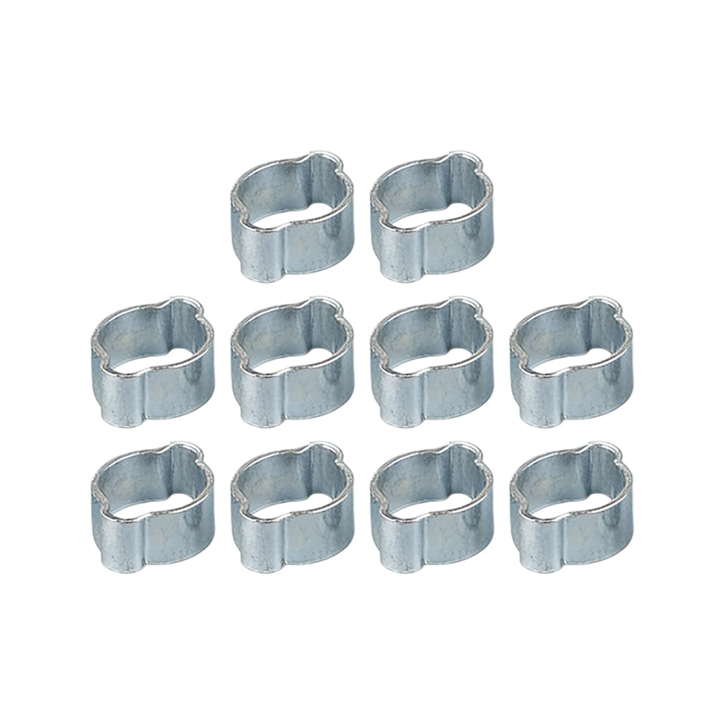 10PCS 304 Steel Double Ear Clamps Pipe Clip Ideal for Plumbing ...