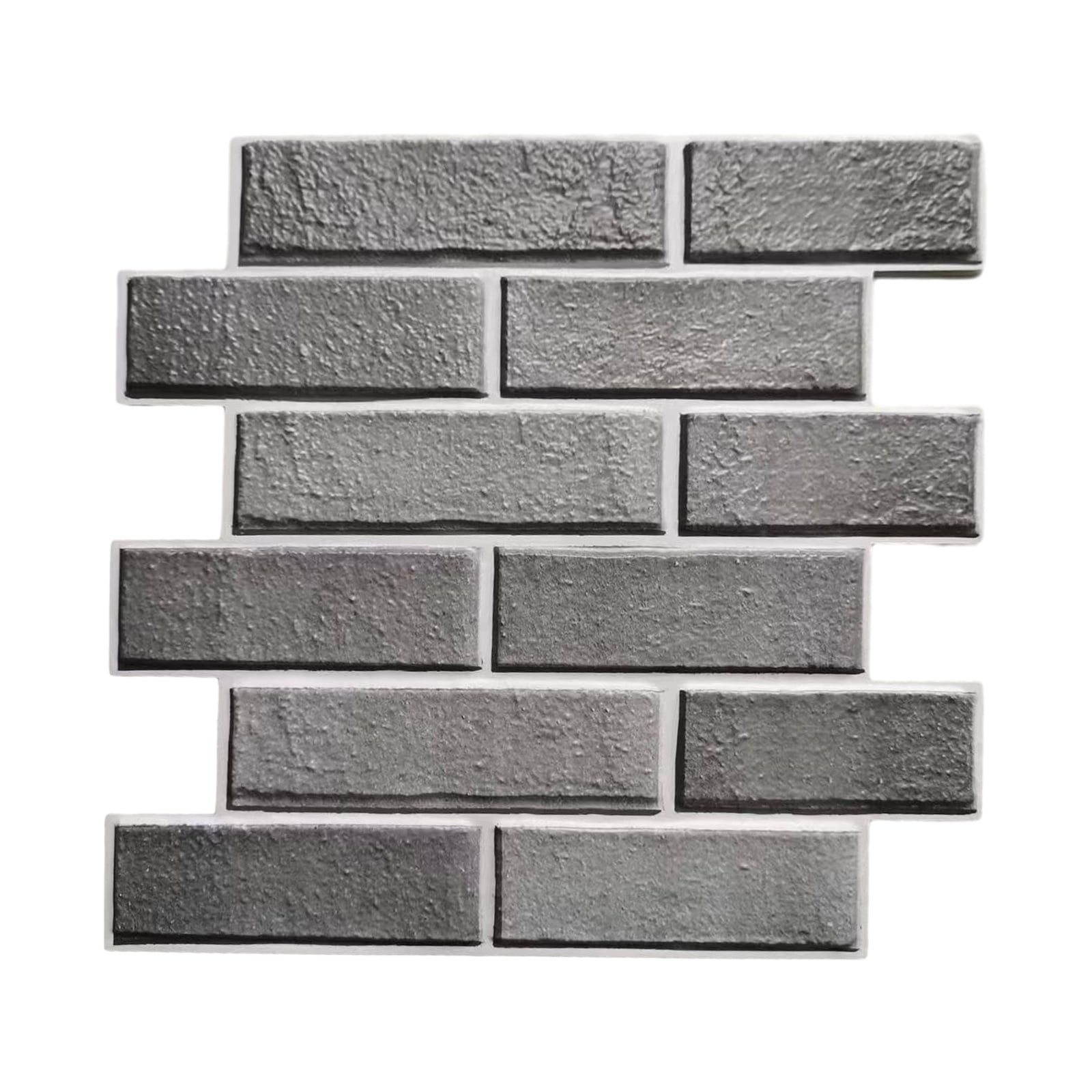 10PCS 3D Brick Wall Stickers, Art Self-Adhesive Foam Brick Wall Panel ...