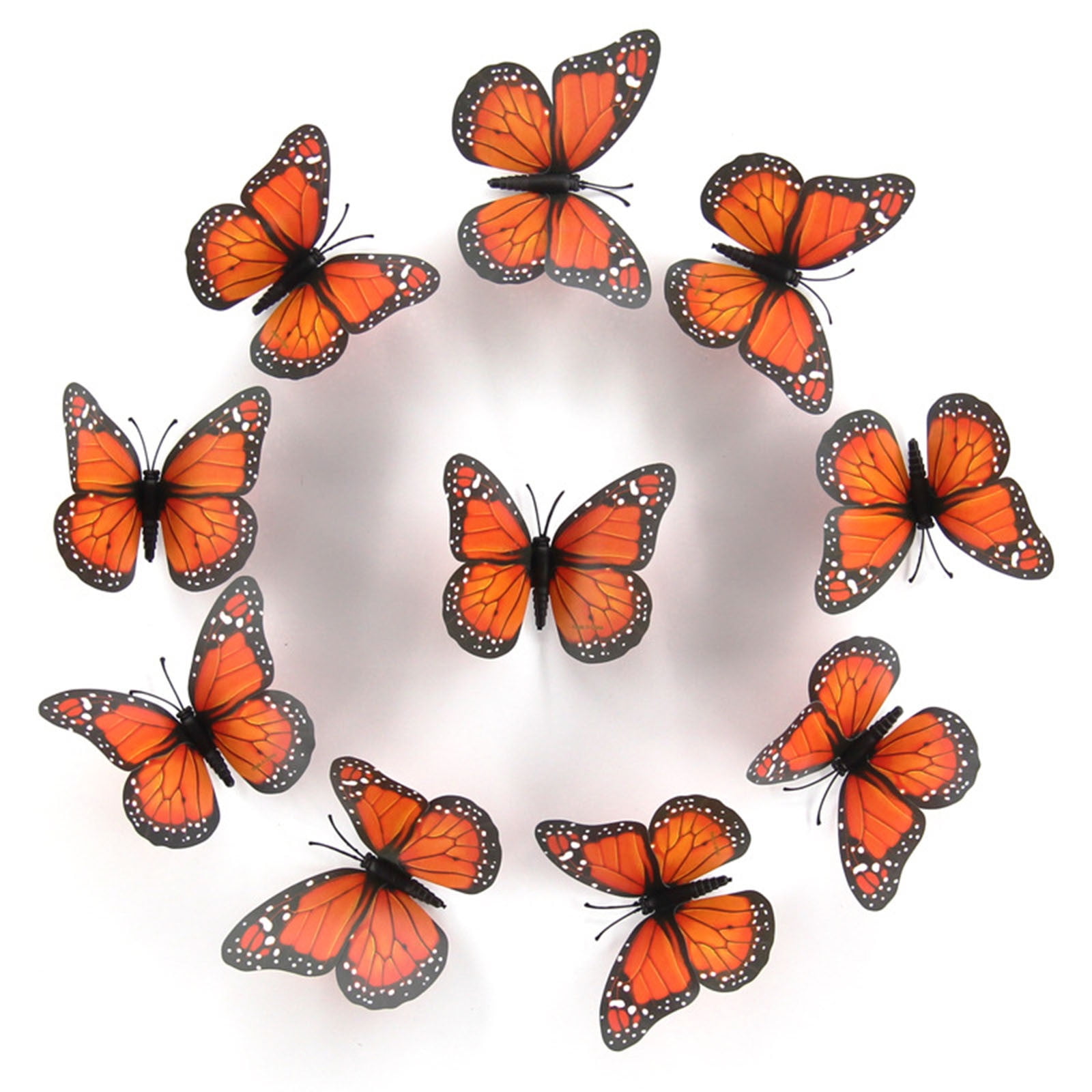 10PCS 3D Realistic Wall Art Decals for Home Spring Summer Autumn DIY ...