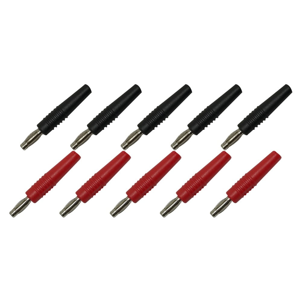 10PCS 3MM Banana Plug Nickel Plated Wire Solder Type Adapter Electrical ...