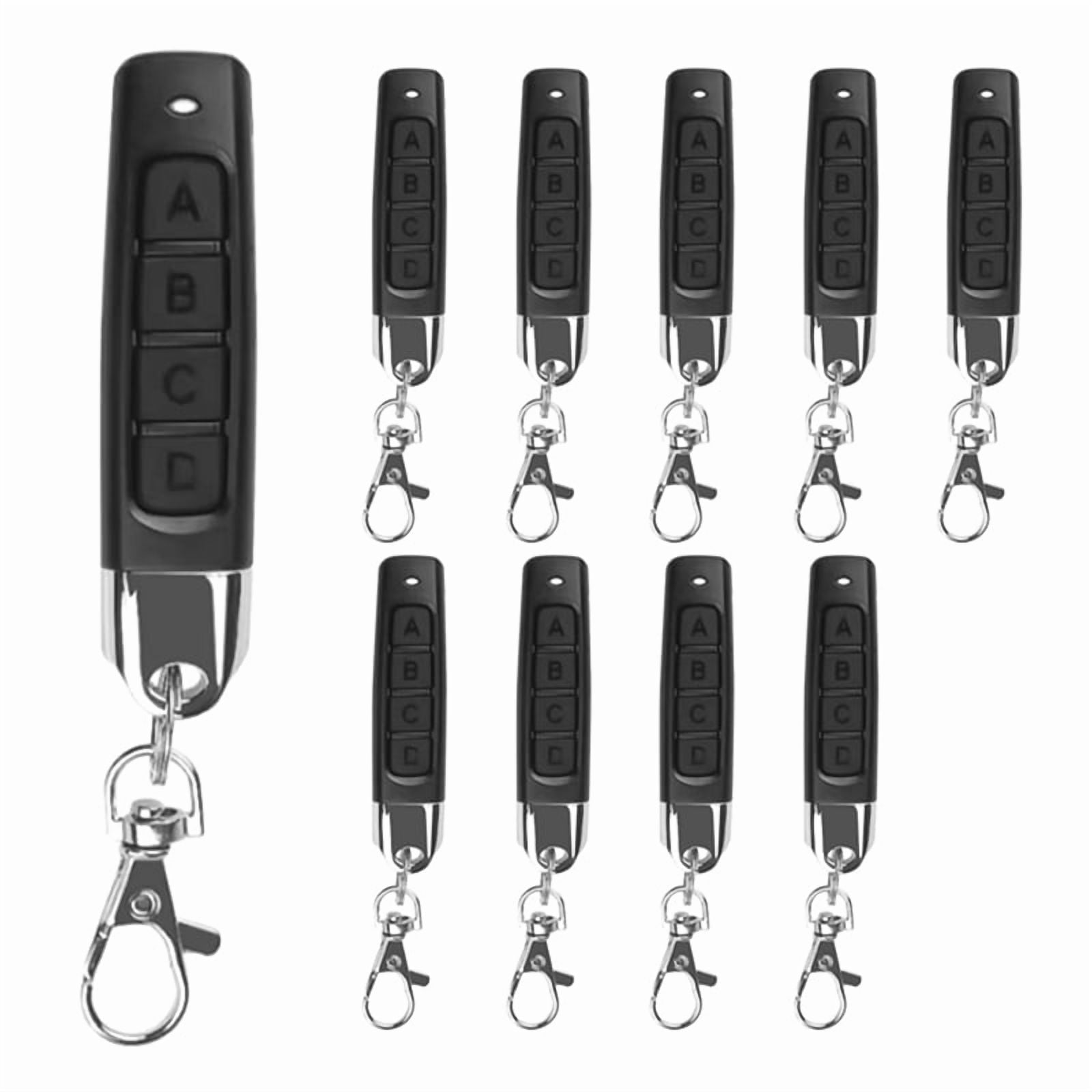 10PCS 433MHz Remote Control Duplicator 4-Button Car Key Garage Door ...
