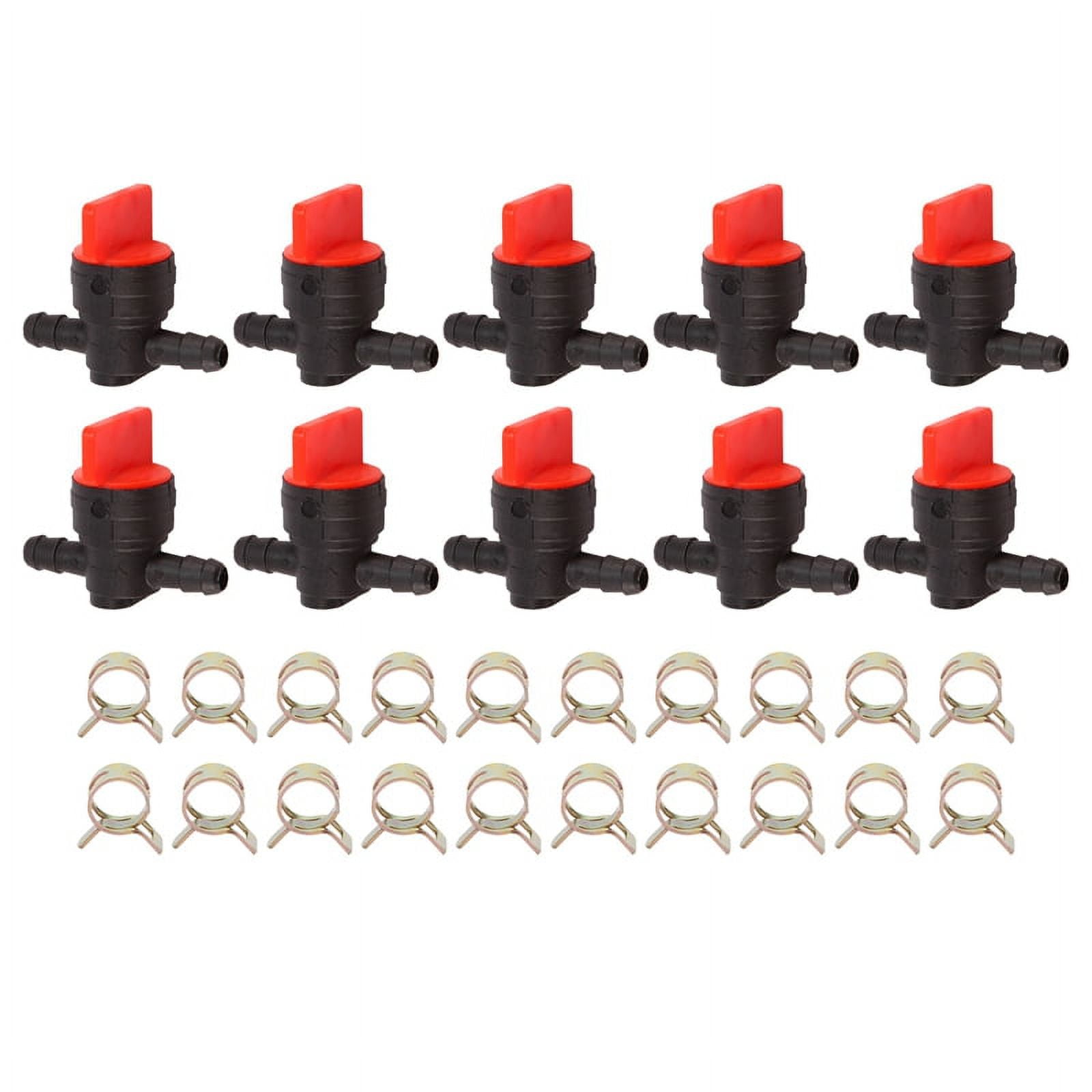 10PCS 494768 698183 Fuel Shut Off Valve with Clamp for 1/4 inch Fuel ...