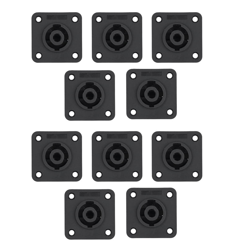 10PCS 4Pin Connector Female Jack Socket NL4 Power Jack Audio Connector ...