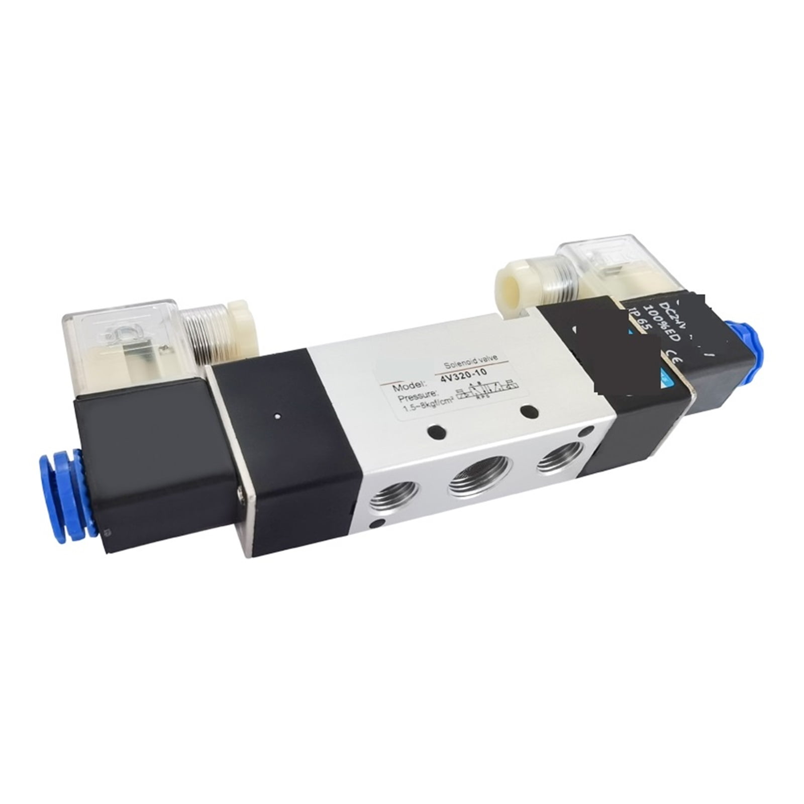 10PCS 4V120/4V220/4V320/4V420 Series 2 Position 5 Port Five Way Control ...