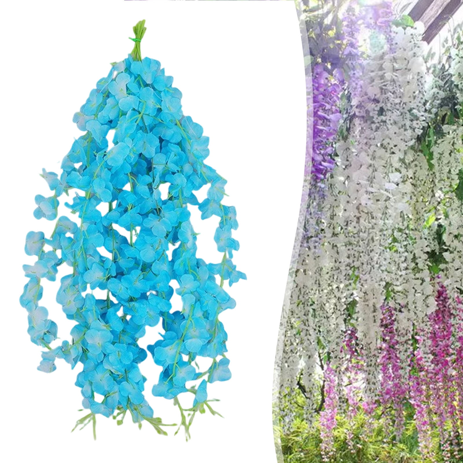 10PCS 50CM Simulation Wisteria Flower I, Artificial Hanging Vines ...