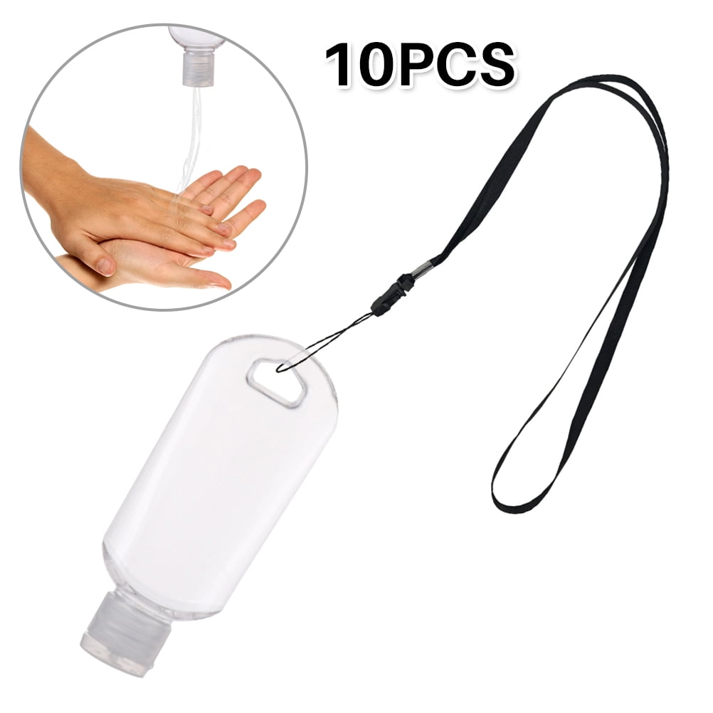10-Pack of 50ML Clear Empty Hand Sanitizer Bottles - Portable ...