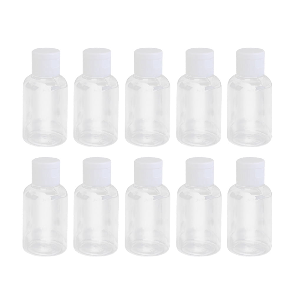 10PCS 50ml Empty Plastic Sample Bottles Containers Jars Pots Vials with ...